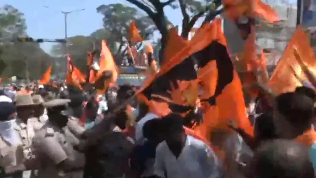 Controversy erupts in Karnataka over removal of Lord Hanuman flag, BJP ...