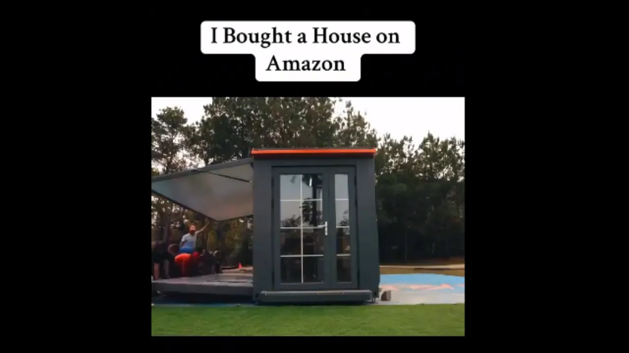 Watch: US TikToker purchases foldable house from Amazon. Video goes viral