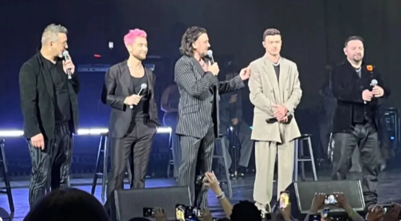 Crowd goes berserk as Justin Timberlake makes NSYNC reunion happen