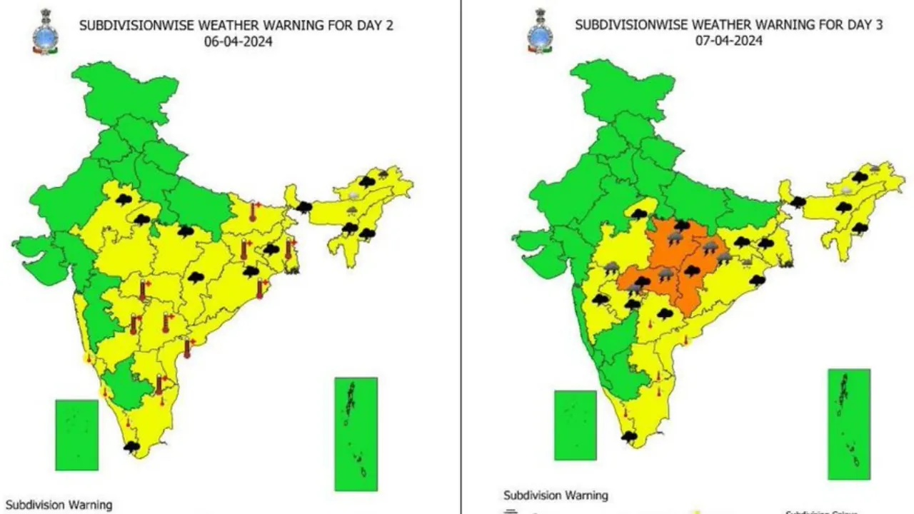 IMD issues heatwave alert for parts of east, peninsular India over next ...