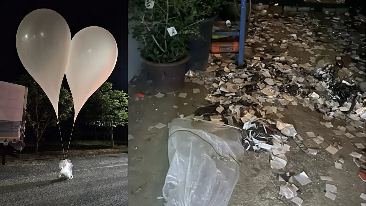 South Korea on alert for more trash balloons from the North