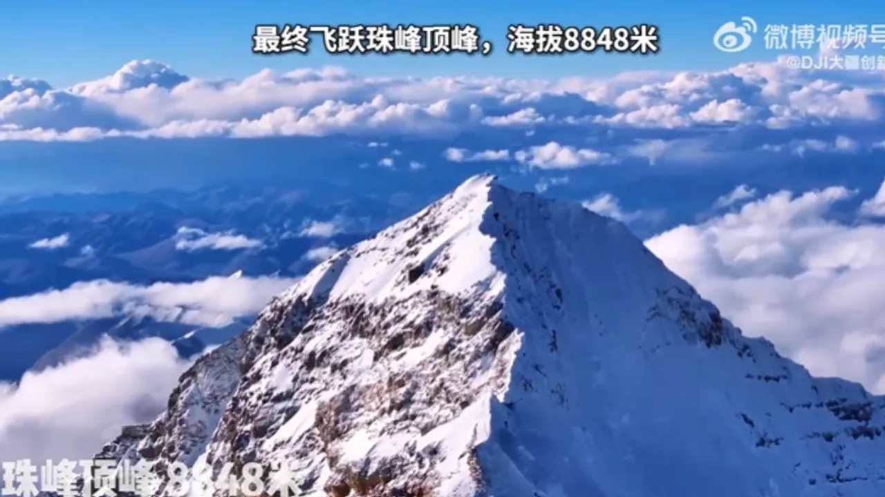 Breathtaking journey from base camp to summit: Drone films stunning ...