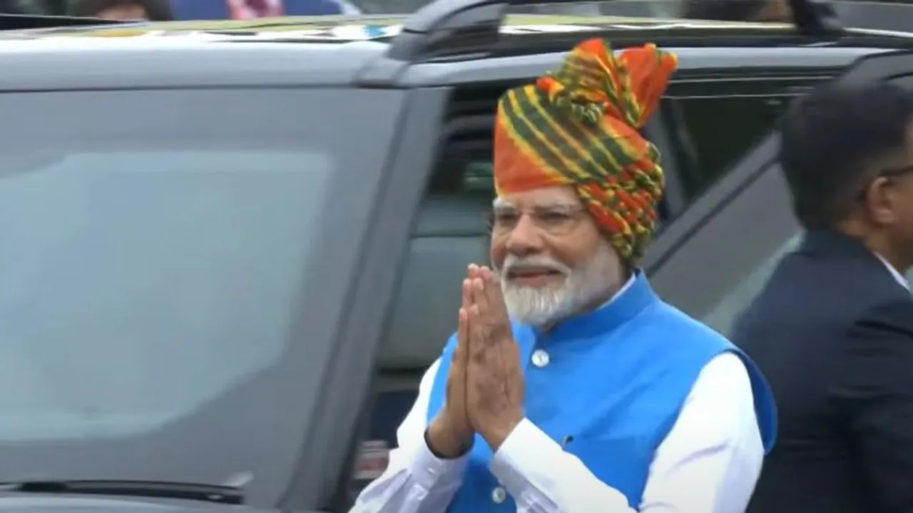 Independence Day 2024: PM Modi dons leheriya turban; take a look at his ...