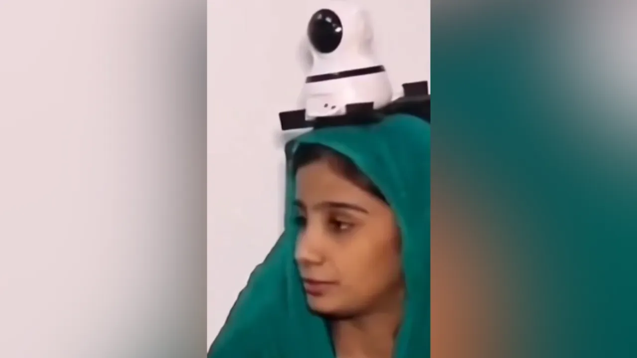 Watch: Pakistani father mounts CCTV camera on daughter's head, video ...