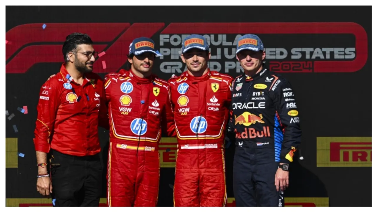 Charles Leclerc grabs win at US Grand Prix as Lando Norris, Max ...