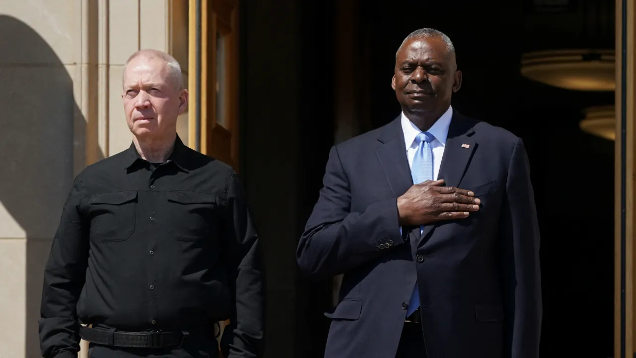 US Defence Secretary expresses 'deep concern' over Israeli airstrikes ...