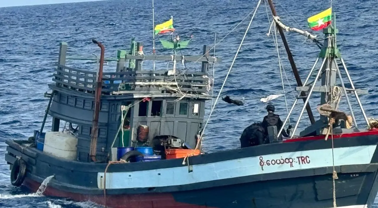 Seized Myanmarese boat carried as much drugs as ICG confiscated in 47 years