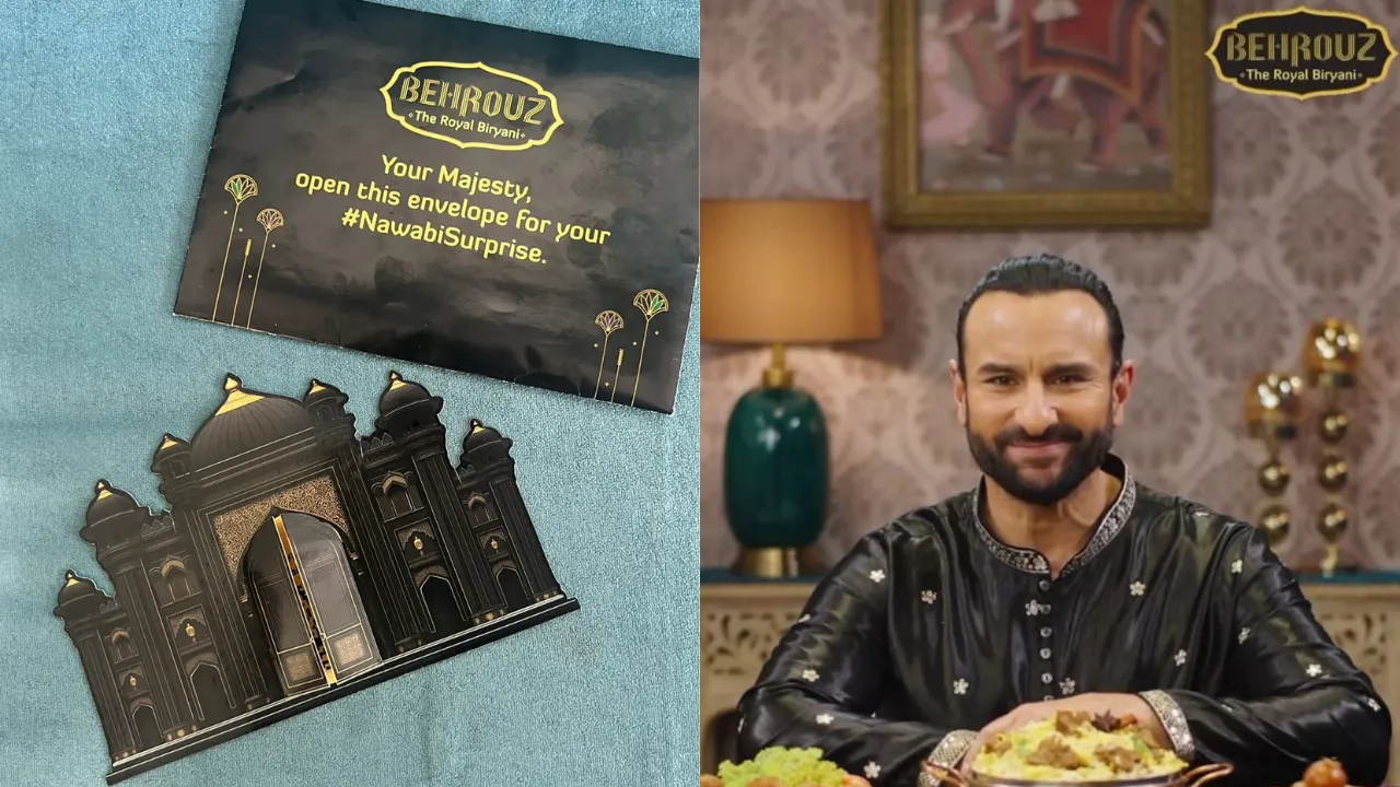 Saif Ali Khan delivers personalised Diwali wishes in Behrouz's AI campaign
