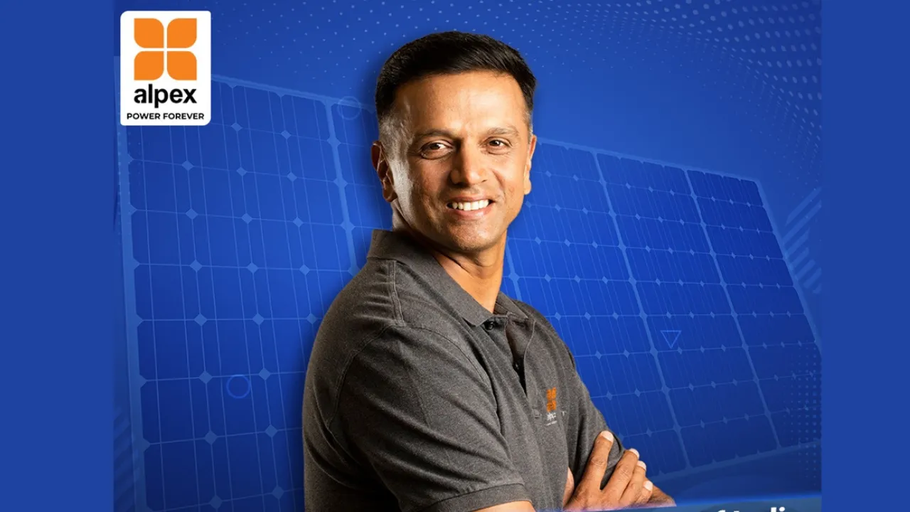 Alpex Solar appoints Rahul Dravid as brand ambassador