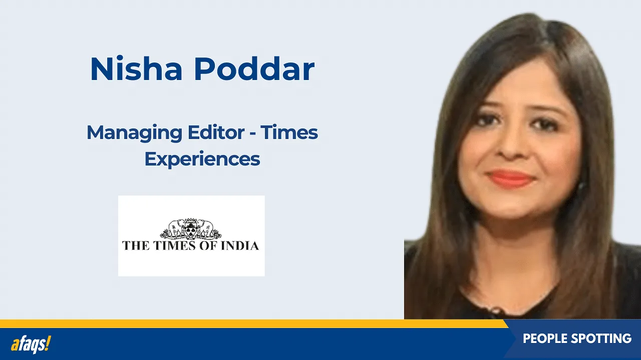 The Times of India hires Nisha Poddar as managing editor of Times ...