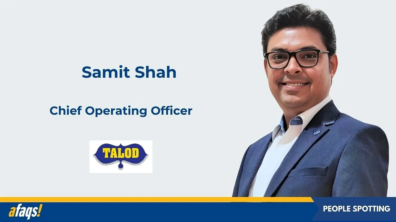 Talod Foods appoints Samit Shah as Chief Operating Officer