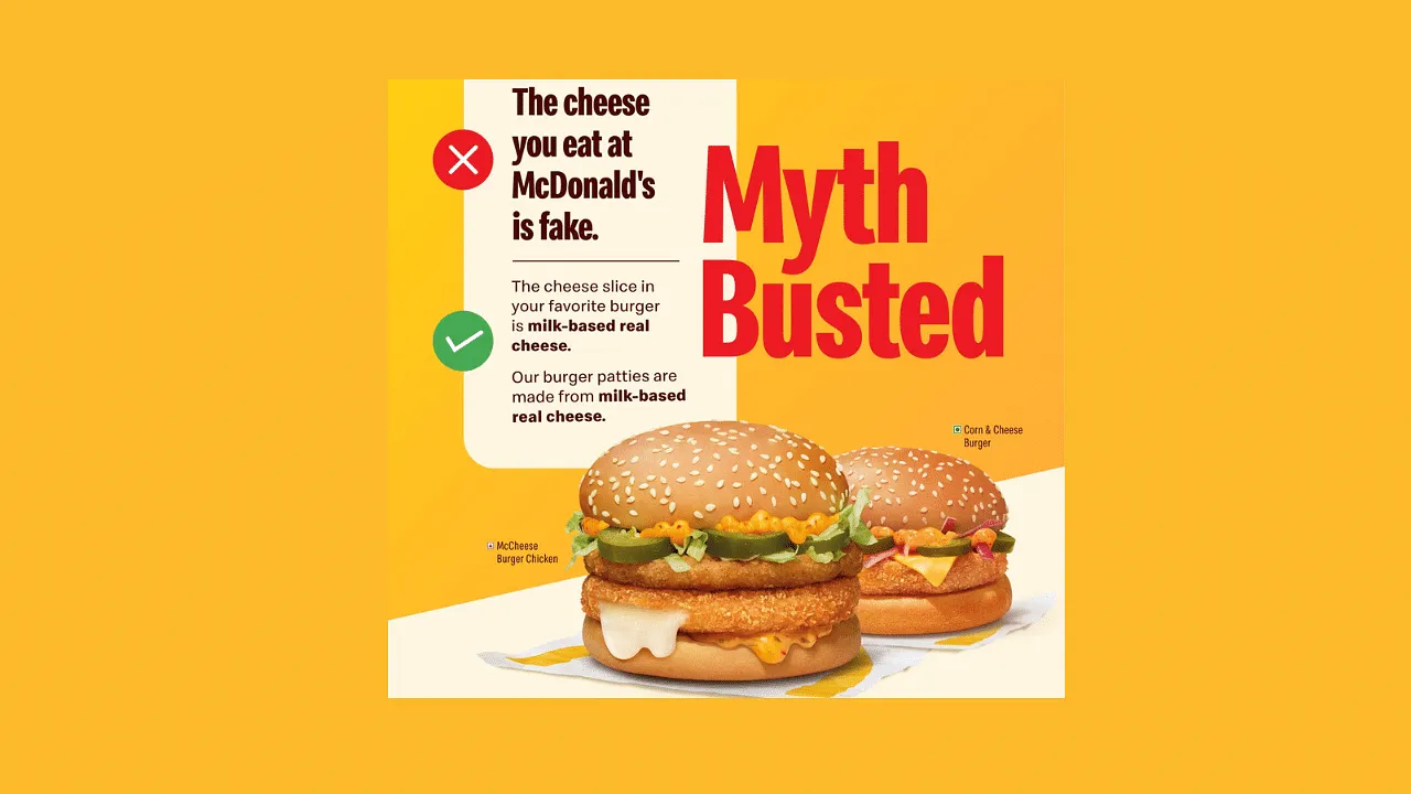 McDonald's responds to ‘fake cheese’ allegations