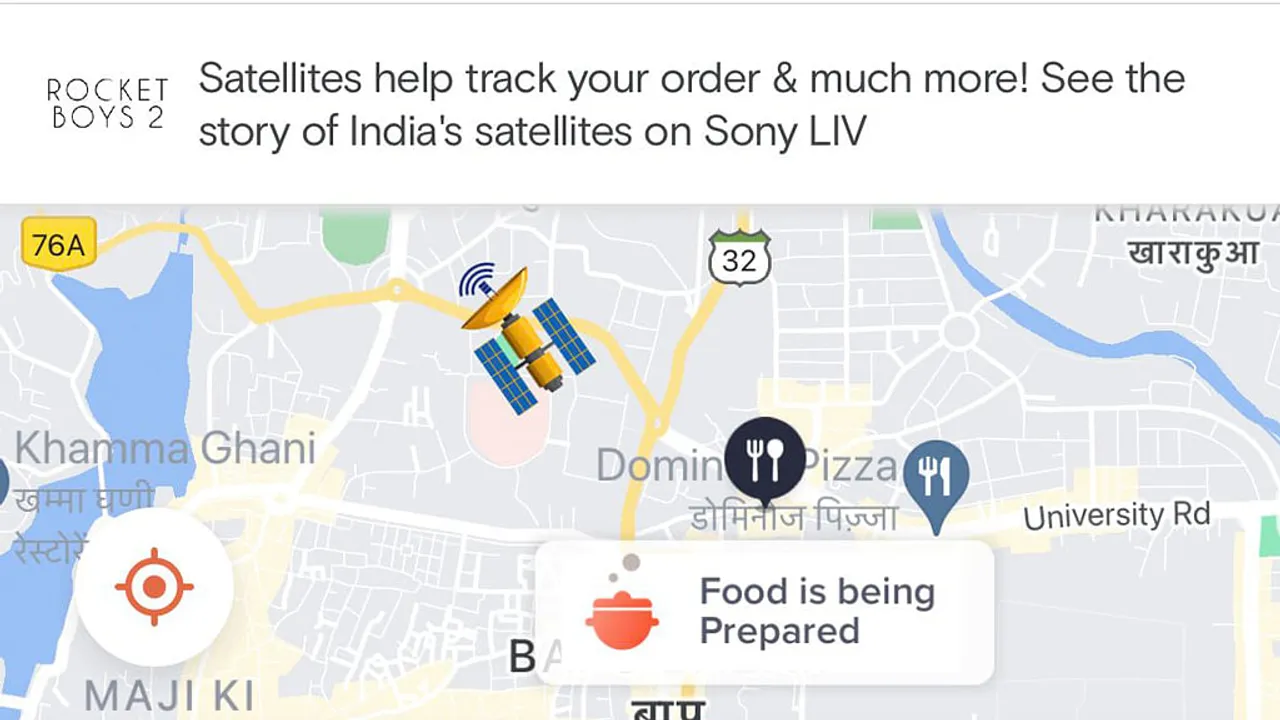 Why are satellites delivering orders for Swiggy?