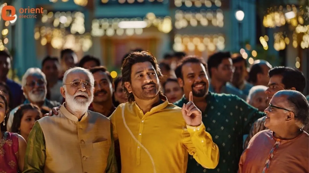 Dhoni's Diwali delight charms viewers in Orient Electric’s festive TVC