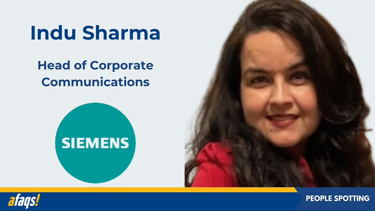Indu Sharma appointed as head of corporate communications at Siemens