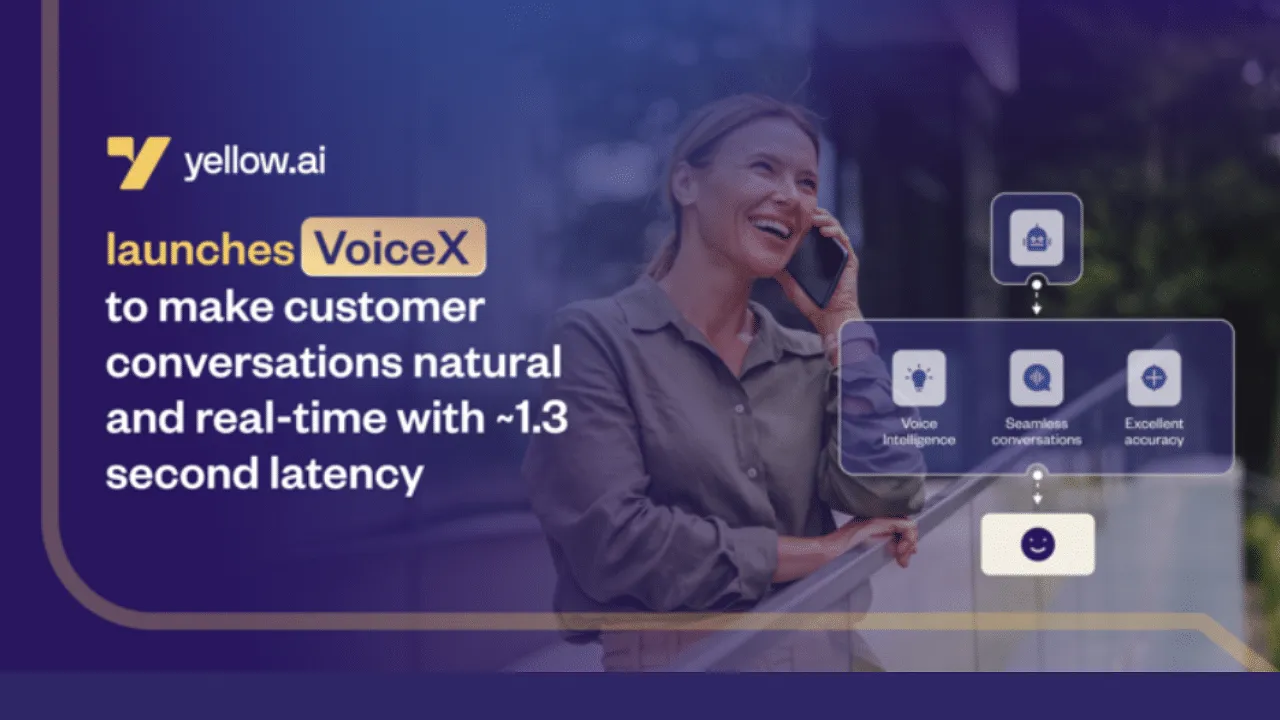 Yellow.ai launches VoiceX to support real-time customer conversations