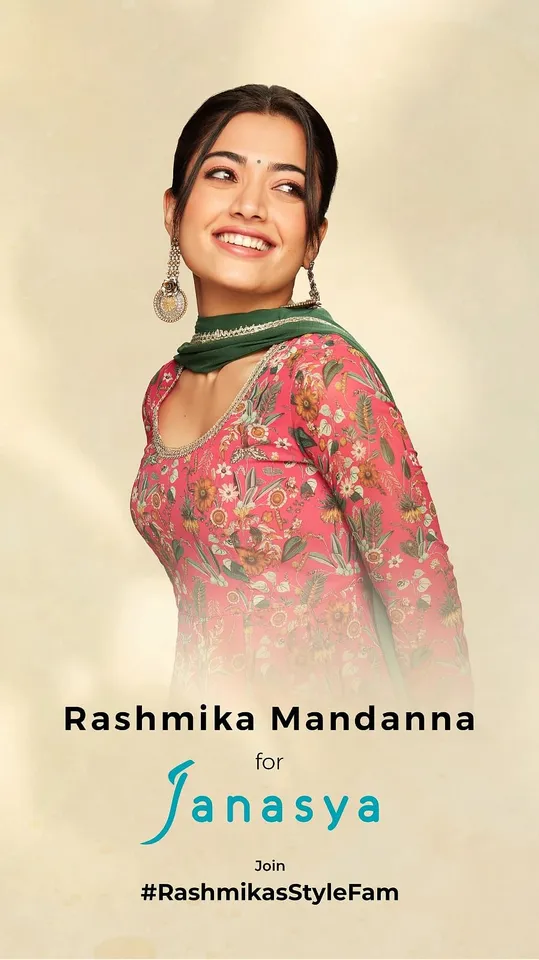 Janasya ropes in Rashmika Mandanna as Brand Ambassador