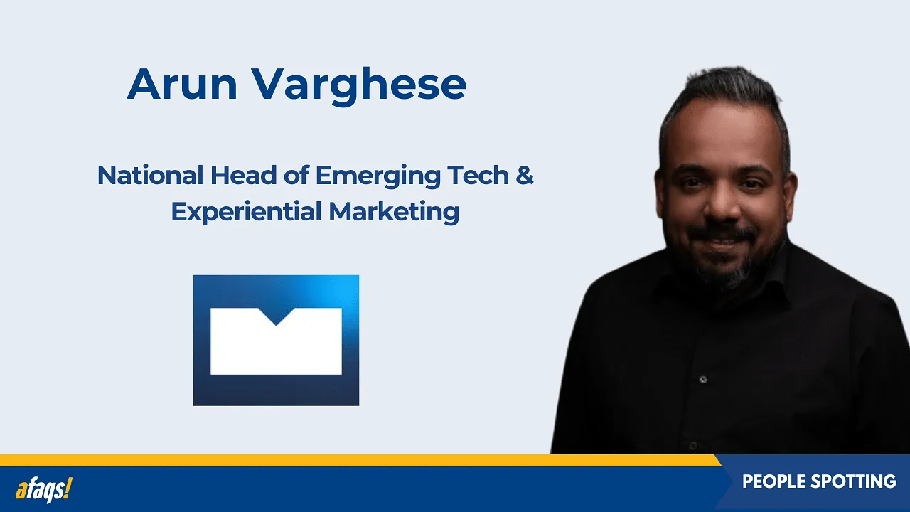 GroupM’s Arun Varghese takes on the role of national head of emerging tech & experiential marketing