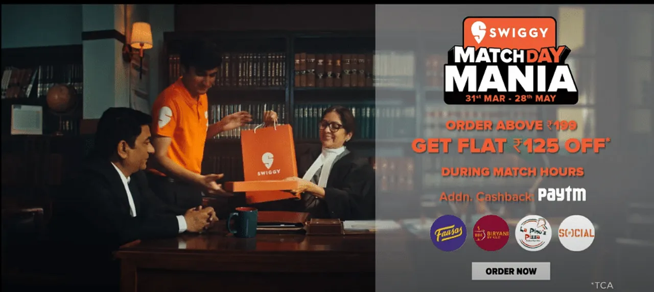 Swiggy unveils “Match Day Mania” campaign with Neena Gupta