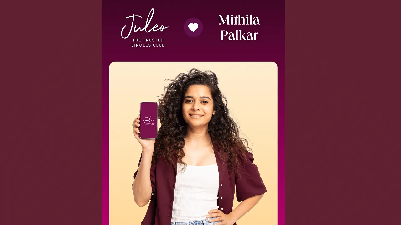 Online dating platform Juleo onboards Mithila Palkar as brand ambassador