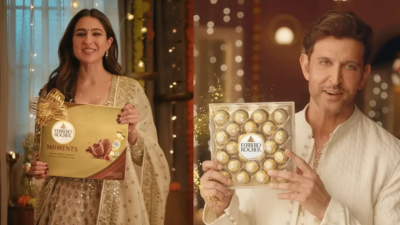 Hrithik and Sara celebrate Diwali with Ferrero Rocher