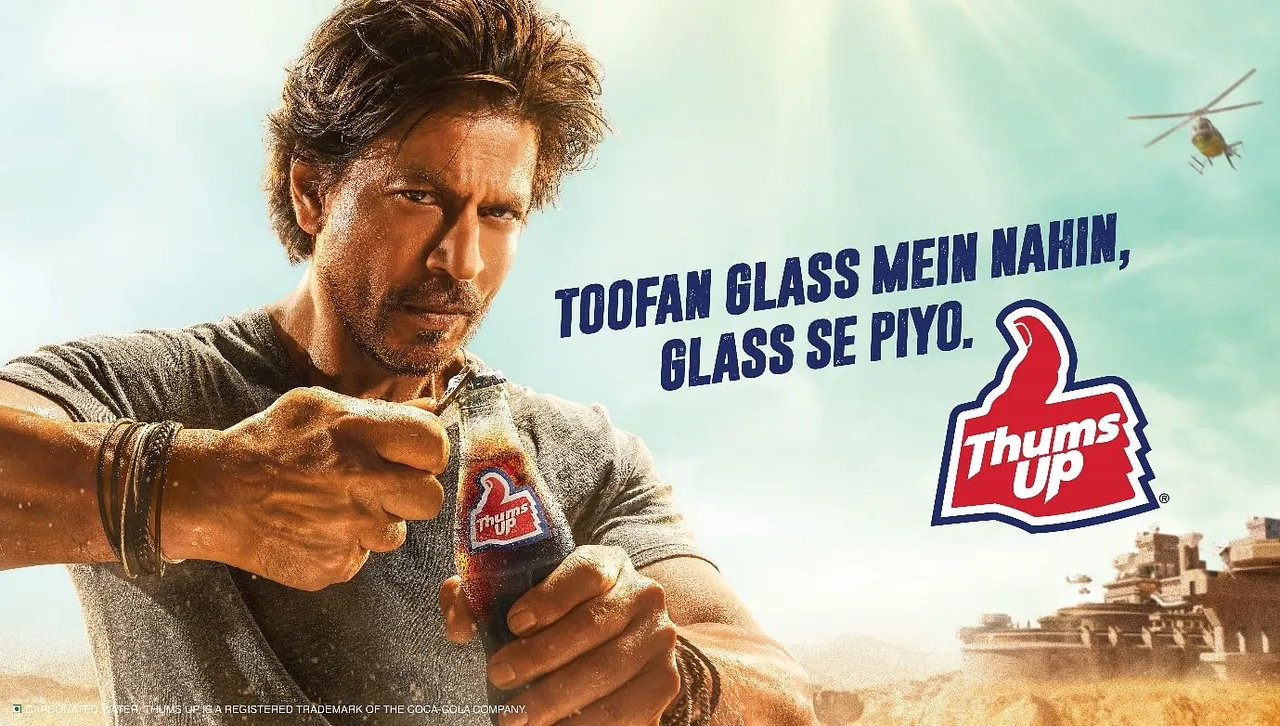Thums Up urges consumers to drink directly from its glass bottles
