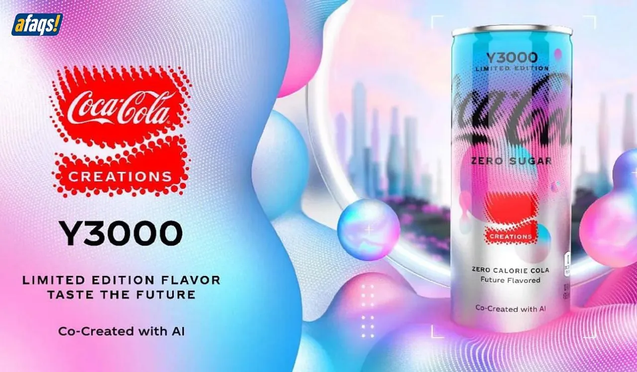 Coca-Cola launches limited edition soda created using AI technology.