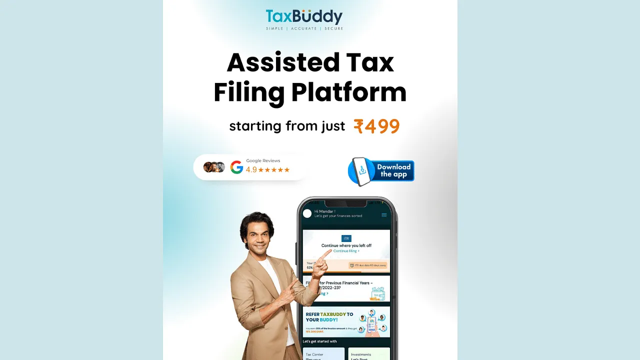 TaxBuddy onboards Rajkummar Rao as brand ambassador