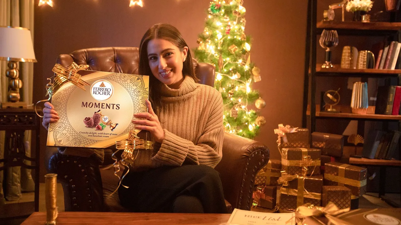 Ferrero Rocher Moments releases a new digital ad featuring Sara Ali Khan