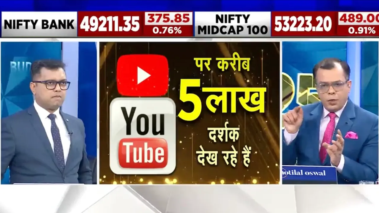 CNBC-Awaaz records 5 lakh concurrent views on YouTube during FM speech