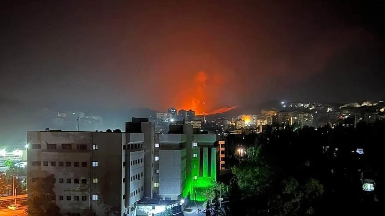 IDF Airstrikes Target Damascus Weapons Center, Escalating Regional Tensions