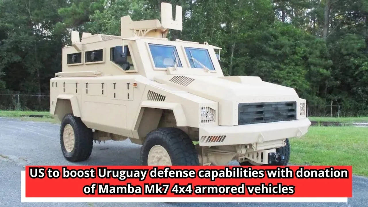 U.S. to Donate 14 Osprea Mamba MK7 Vehicles to Uruguay's Army: A ...