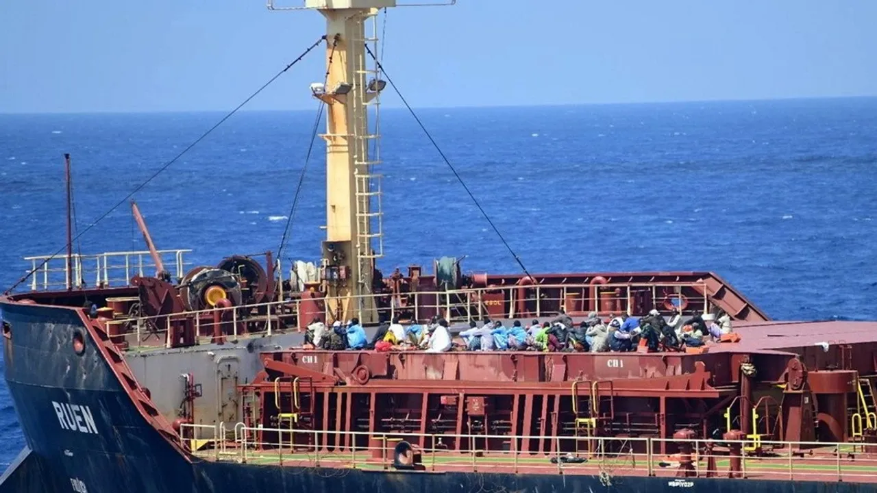 Indian Navy's Daring Rescue: Hijacked Bulgarian-Owned Ship MV Ruen ...
