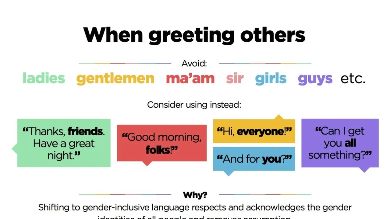 US Department of State Encourages Gender-Neutral Language, Sparks Debate