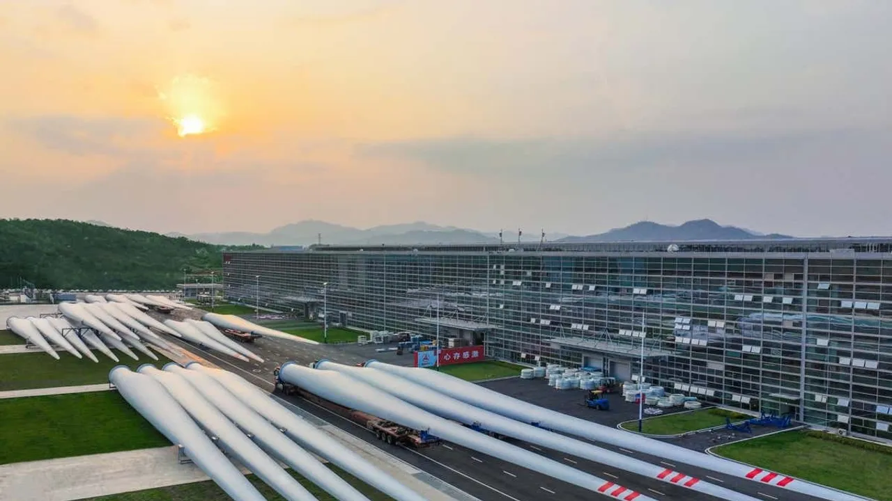 Mingyang Unveils World's Largest Offshore Wind Turbine Blade, MySE292 ...