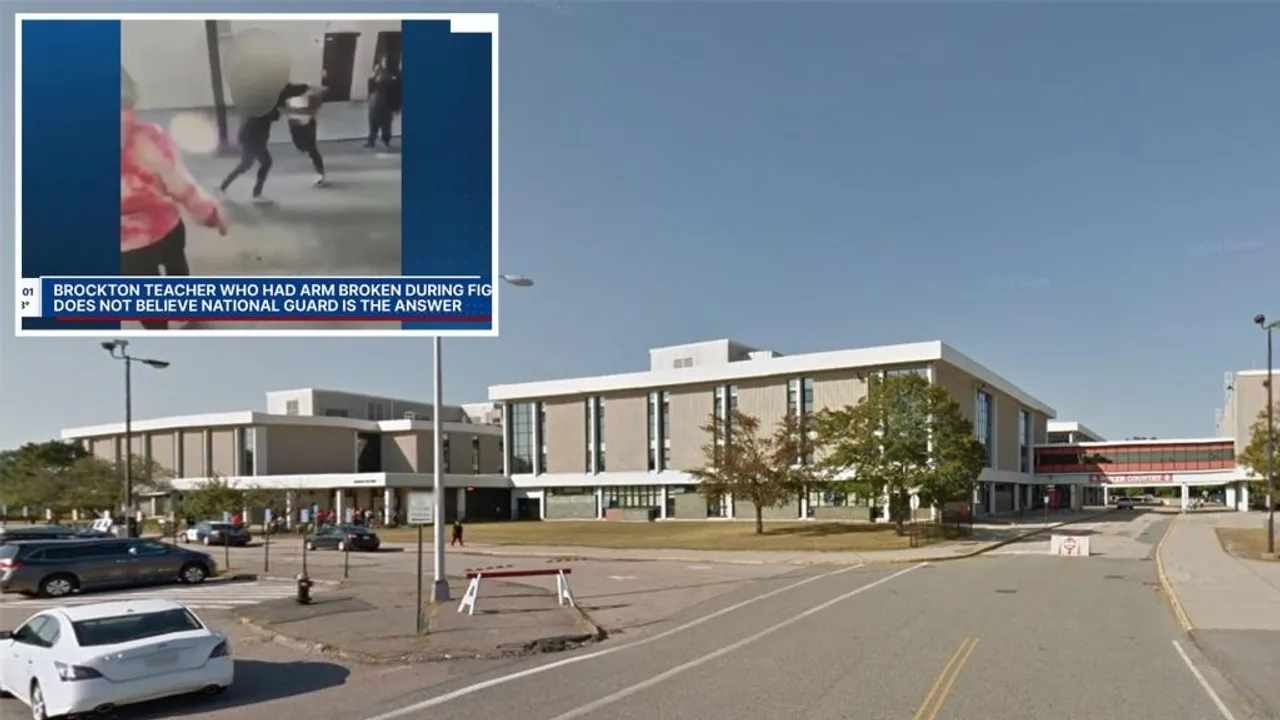 Brockton High School Staffer Injured Intervening in Student Brawl Amid Calls for National Guard ...