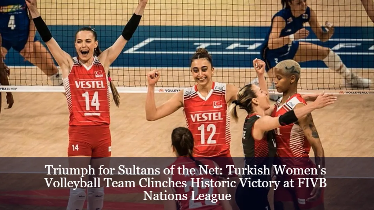 Triumph For Sultans Of The Net Turkish Womens Volleyball Team