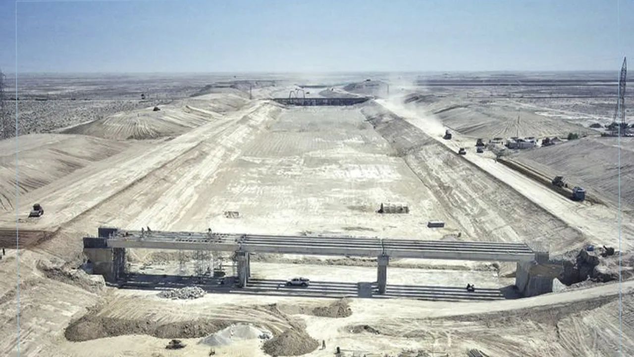 Completion Nears for First Phase of Qosh Tepa Canal Project