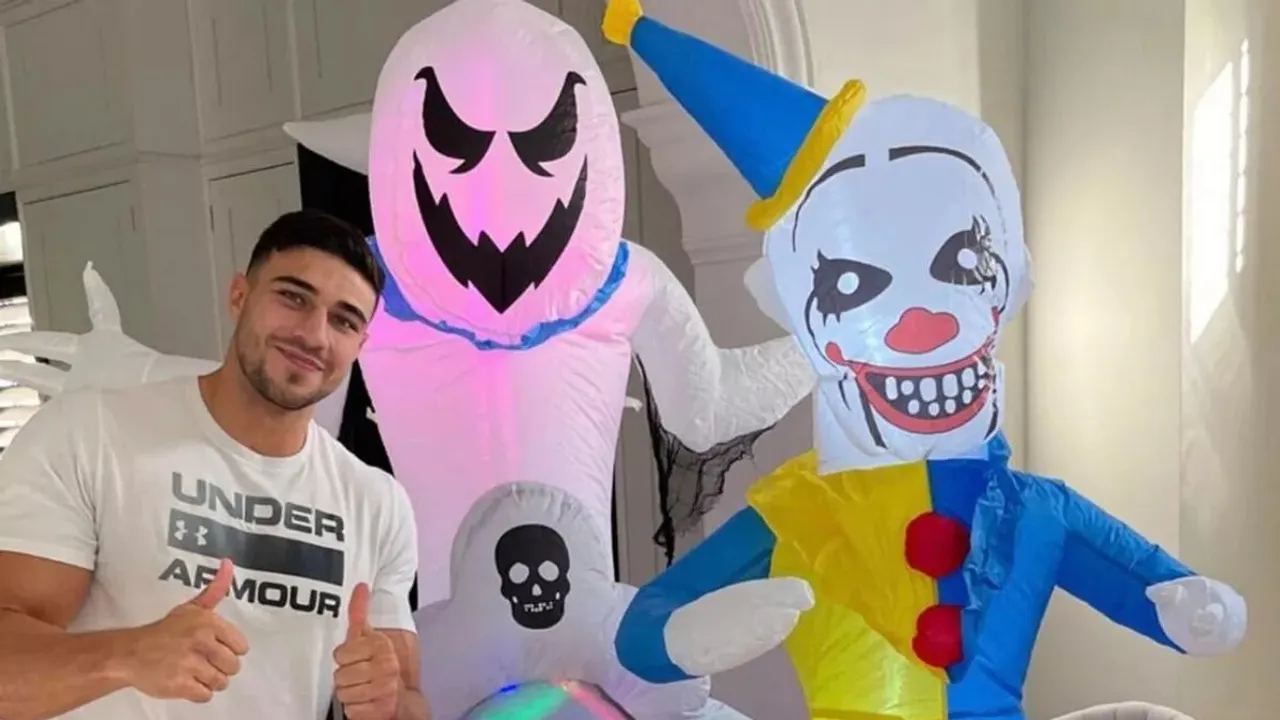 Love Island Stars Molly-Mae Hague and Tommy Fury Host 'Bambi BOO-gie Ball'