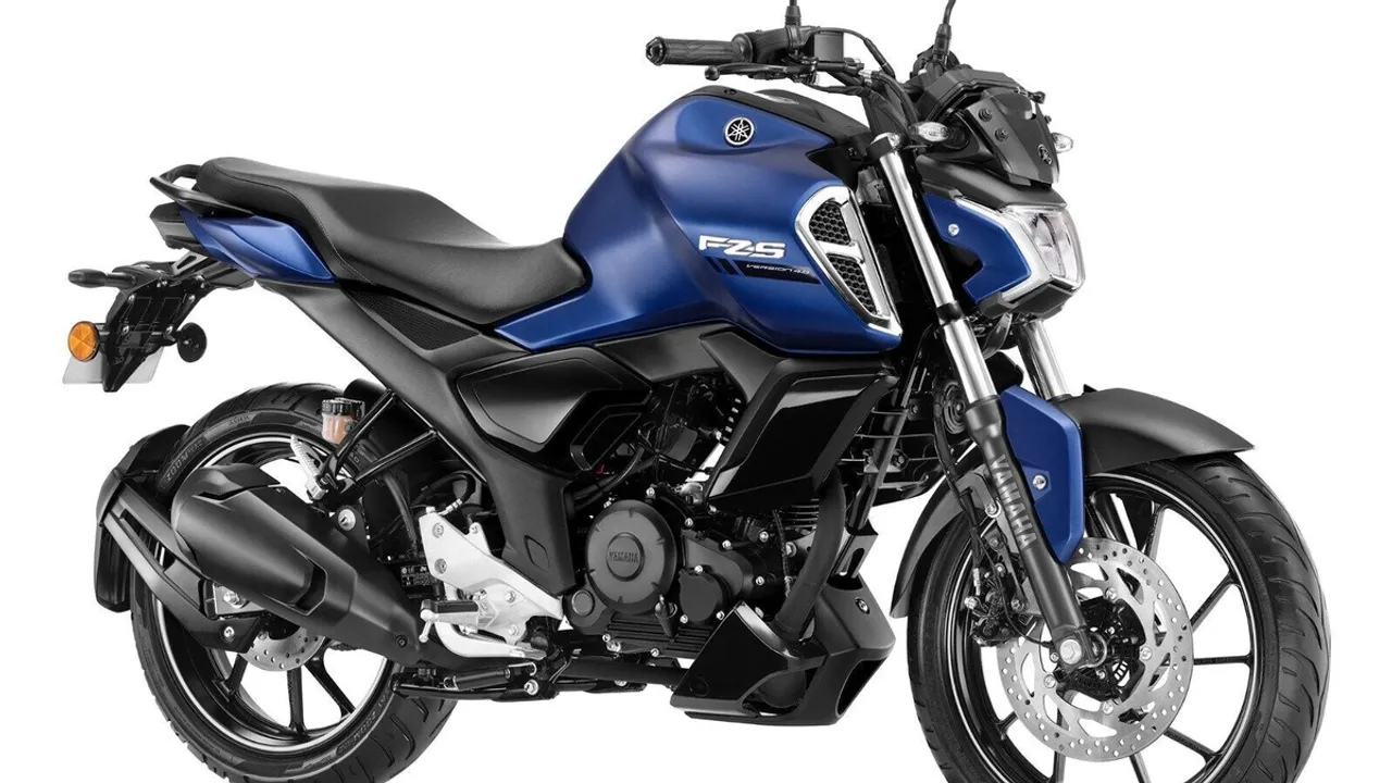 Yamaha FZ-S F1 V4 Gears Up in New Dark Matter Blue and Matte Black Colours