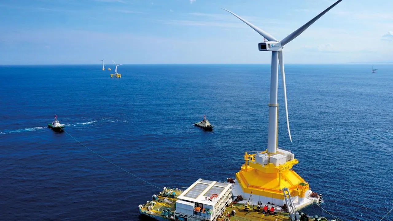 China Unveils World's First Floating Wind Power-Fishery Platform