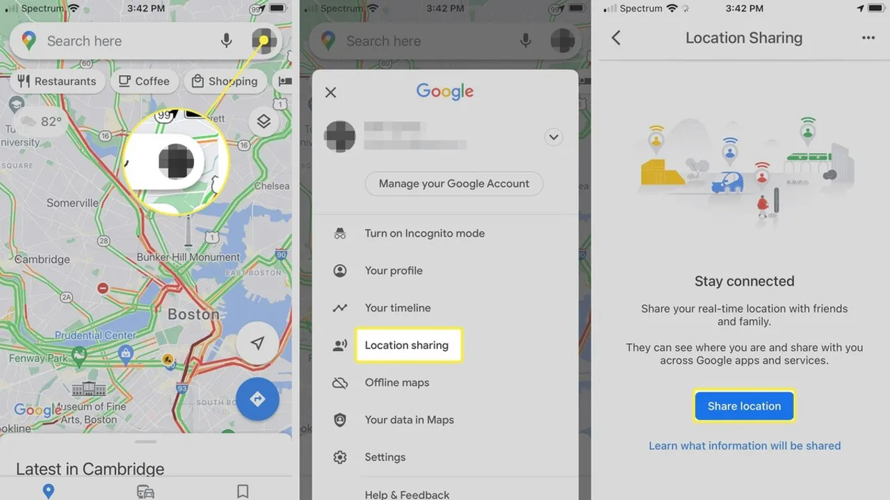 Google Maps Unveils New Features: Live Location Sharing, Satellite View ...