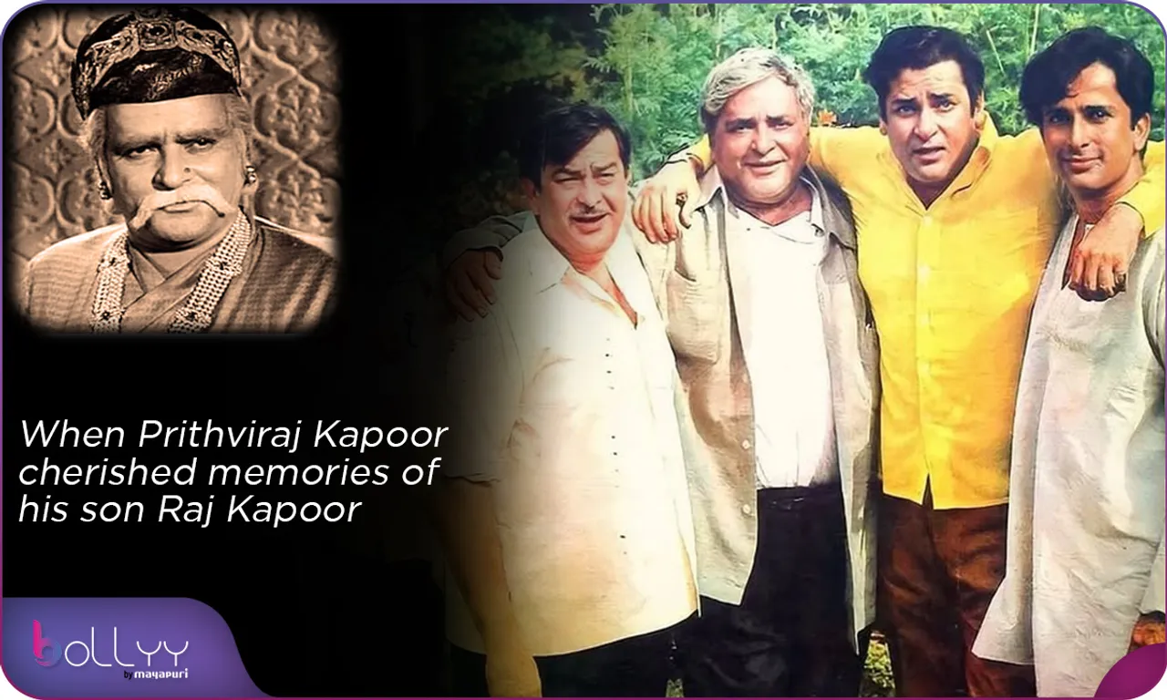 When Prithviraj Kapoor cherished memories of his son Raj Kapoor