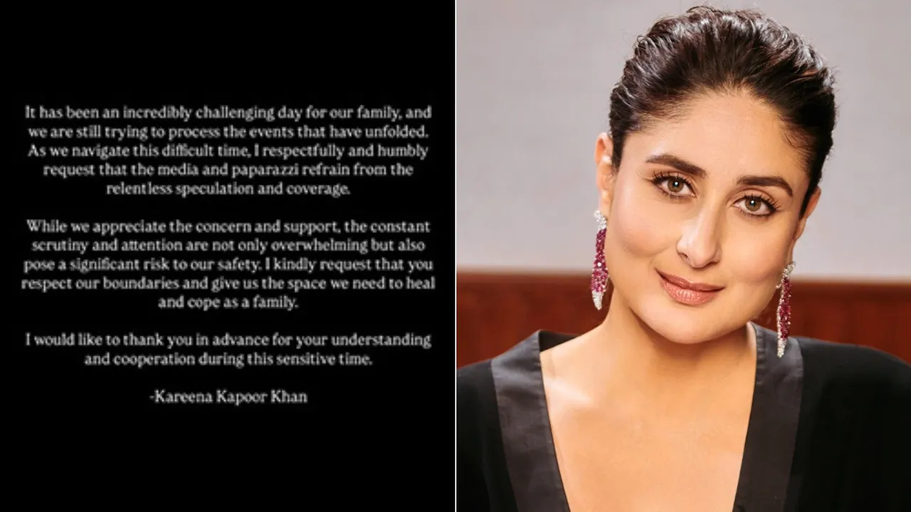 Kareena Kapoor Breaks Silence on the Attack on Saif Ali Khan