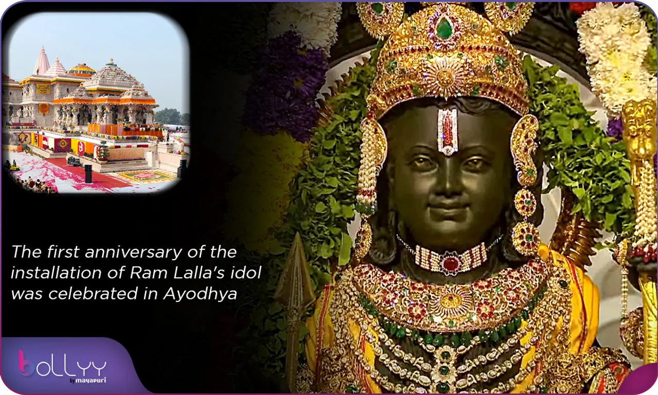The first anniversary of the installation of Ram Lalla's idol was ...