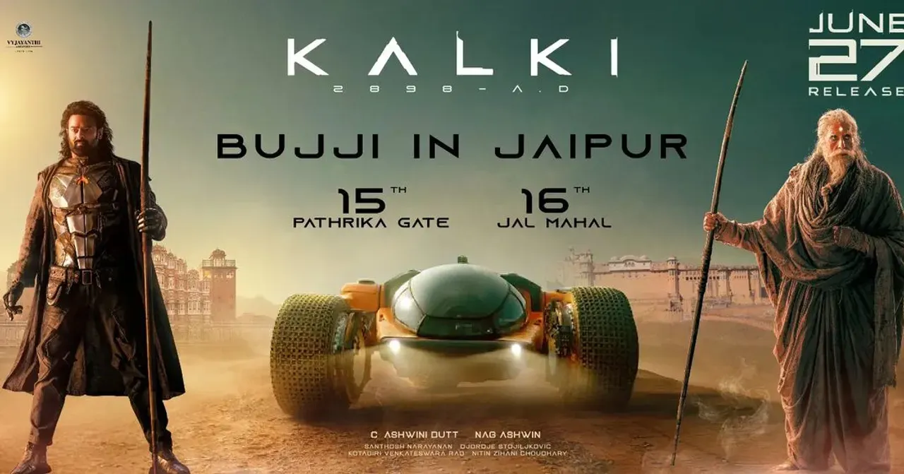 ‘Kalki 2898 AD’ Hero and Futuristic Vehicle ‘Bujji’ Take Over Jaipur ...