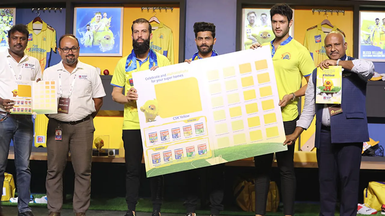 Nippon Paint hosts Meet and Greet with CSK Players for fans in the city