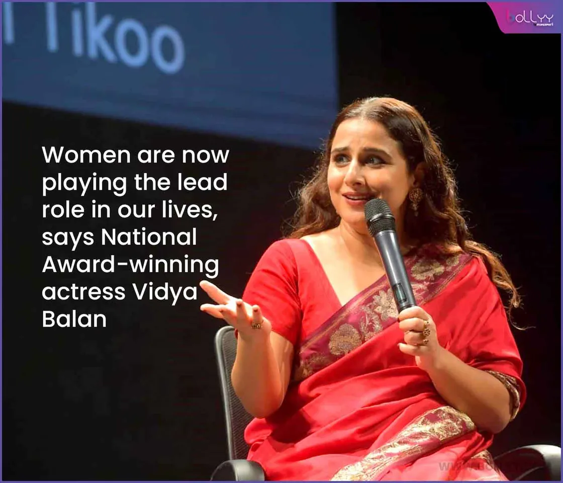Women are now playing the lead role in our lives, says National Award ...