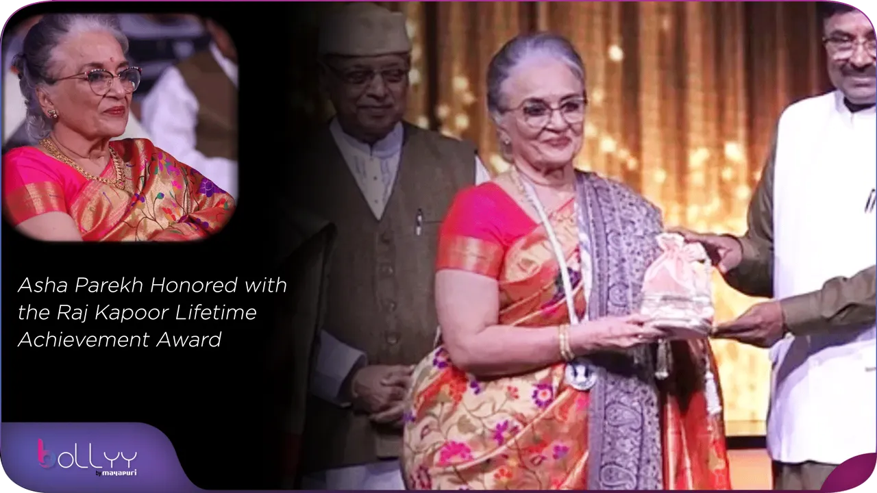 Asha Parekh Honored with the Raj Kapoor Lifetime Achievement Award