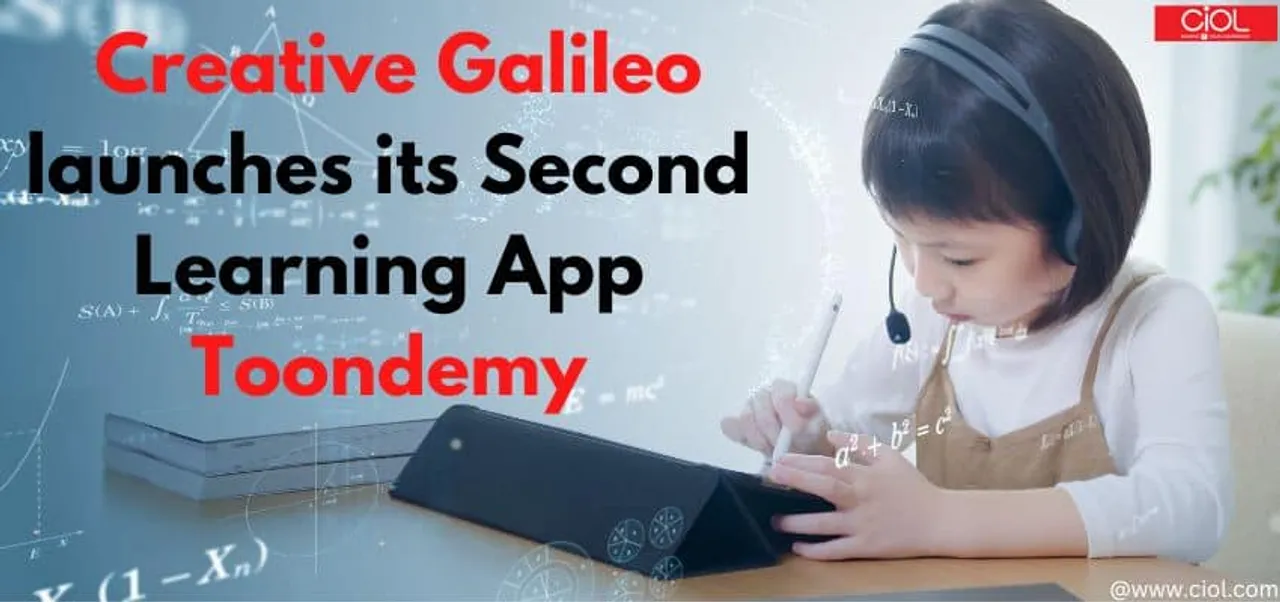 Creative Galileo launches its Second Learning App Toondemy